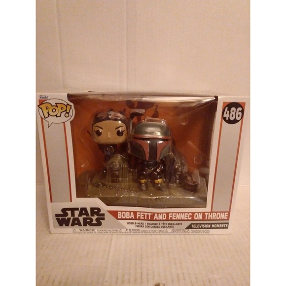 Funko | Toys | Funko Pop Star Wars Boba Fett And Fennec On Throne 486 ...